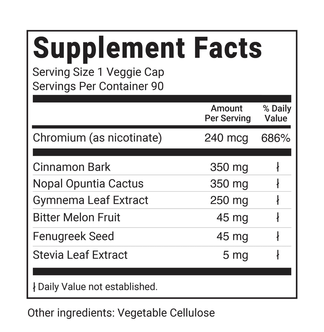 Glucose Blood Sugar Complete Capsules by Herbaly